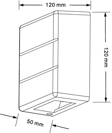 Immax 08520L - LED Venkovní nástěnné svítidlo LUXLINE 6W/230V 3000K IP54 černá