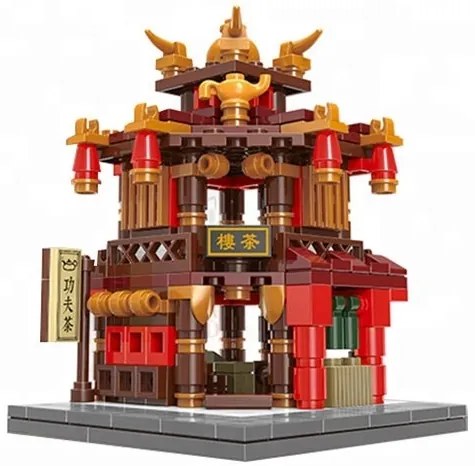 Xingbao stavebnice Čínská čtvrť - Čajovna typ LEGO 356 dílů