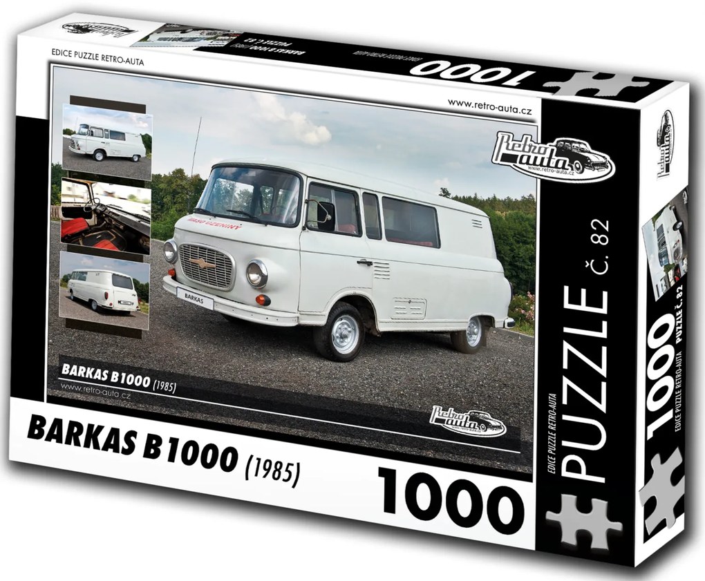 Retro-auta puzzle č. 82 barkas b 1000 (1985) 1000 dílků