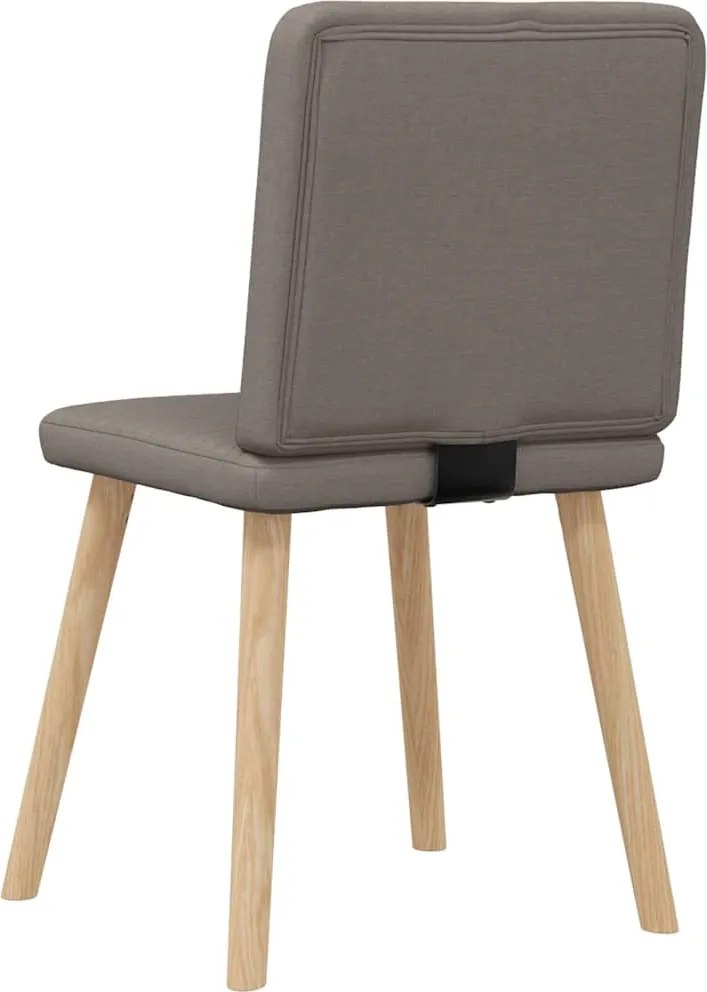 Jídelní židle 4 ks taupe textil 3315250