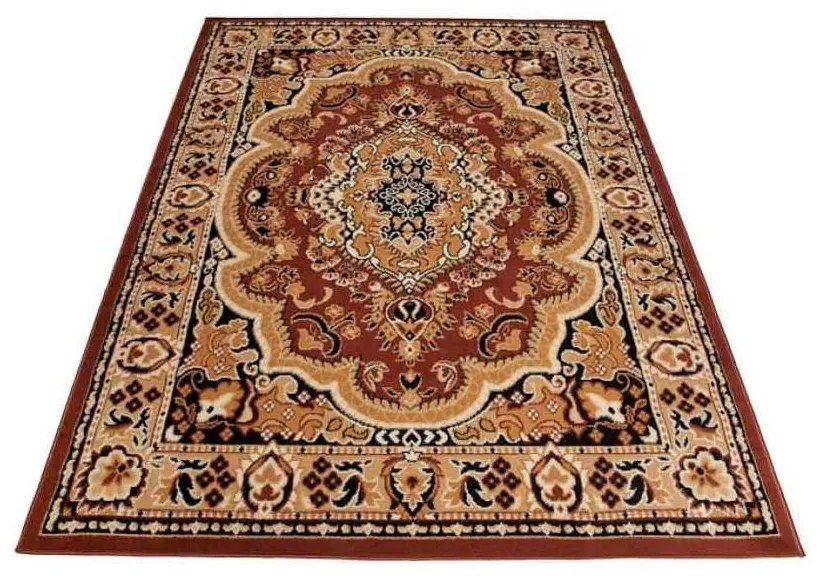 Kusový koberec PP Akay hnědý 140x200cm