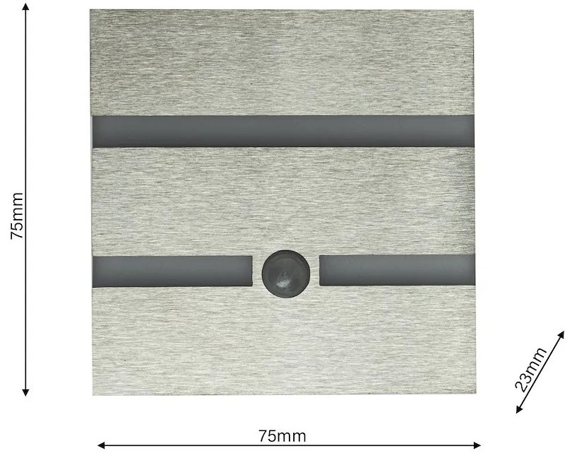 Schodišťové LED svítidlo Vox, 1x LED 0,6w, 4000k, s, pohybový senzor