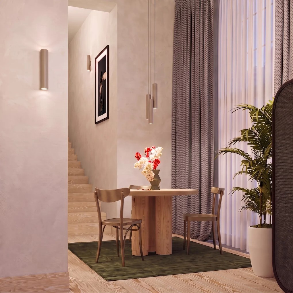 Sollux Lighting Závěsné svítidlo LAGOS 3L taupe