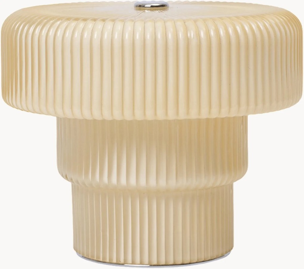 Ručně foukaná přenosná stolní LED lampa Ripple, stmívatelná