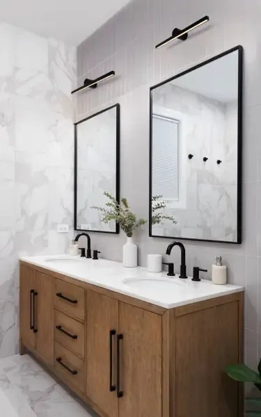 Designové nástěnné svítidlo Breggo 61 černá