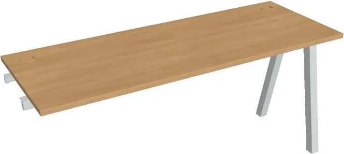 Hobis Kancelářský stůl k řetězení Hobis UE A 1600R, deskaakát, černá černá