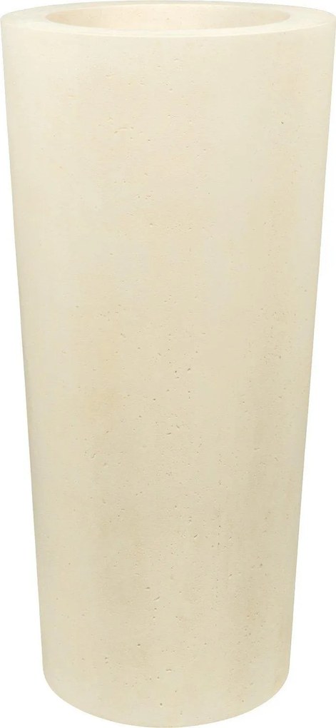 Conical květináč Creme Rozměry: 43 cm průměr x 80 cm výška