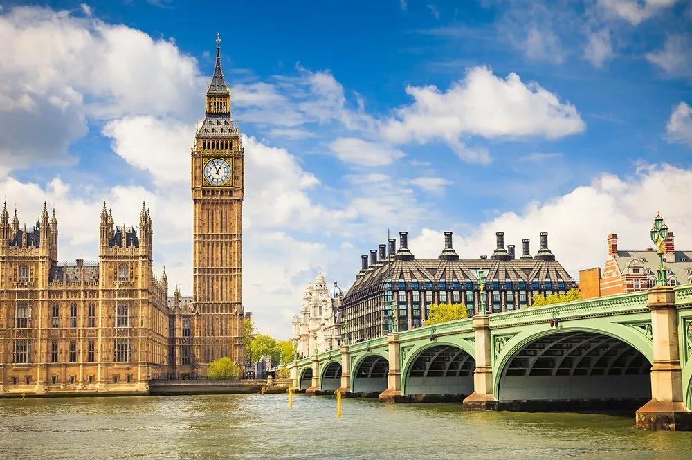 Samolepící fototapeta Big Ben v Londýně - 150x100 cm