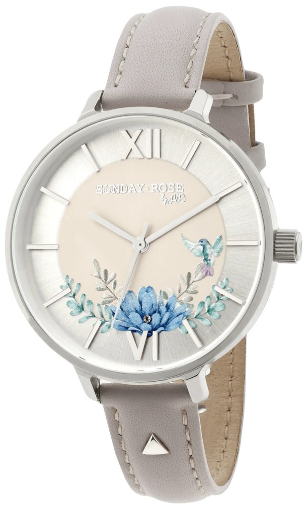 Dámské luxusní designové hodinky SUNDAY ROSE Spirit AZURE LEATHER SUN-S17