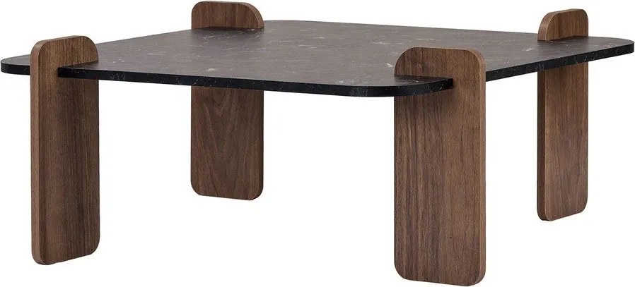 Černý konferenční stolek 90x90 cm Marais – Nordure
