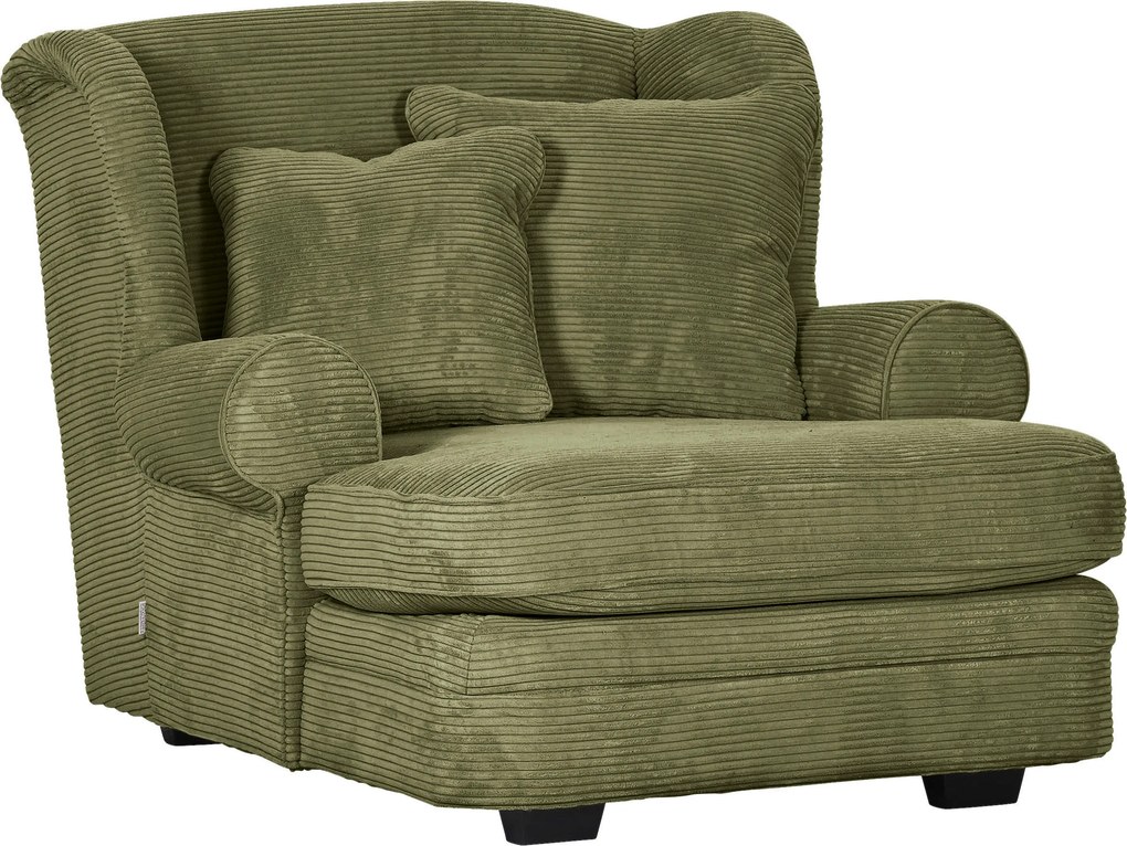 XXXLutz XXL KŘESLO, textil, olivově zelená Ambia Home - Křesla klasická - 001877089605