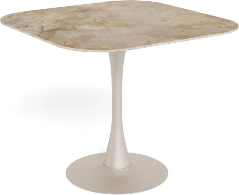 Jídelní stůl Malta 90 cm béžový