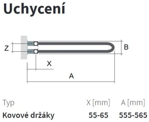 Isan Space 1795 x 515 mm koupelnový prostorový radiátor bílý