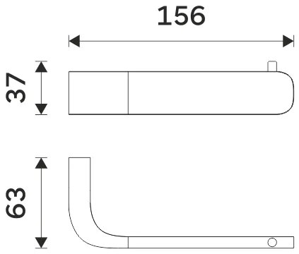 Nimco Držák na toaletní papír NKC 30055-90