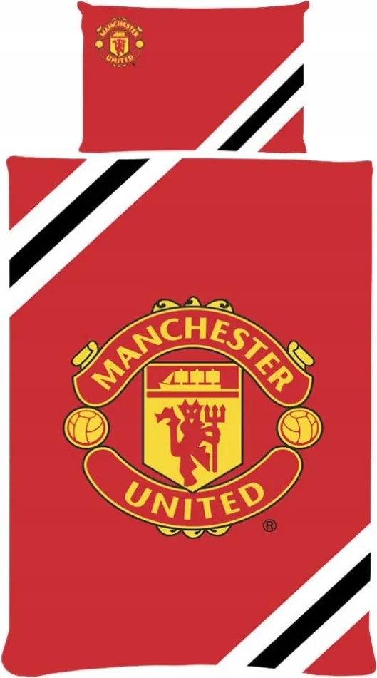 Povlečení Manchester United 140x200 Povlečení Manutd Red Devils Červené Ďáblové