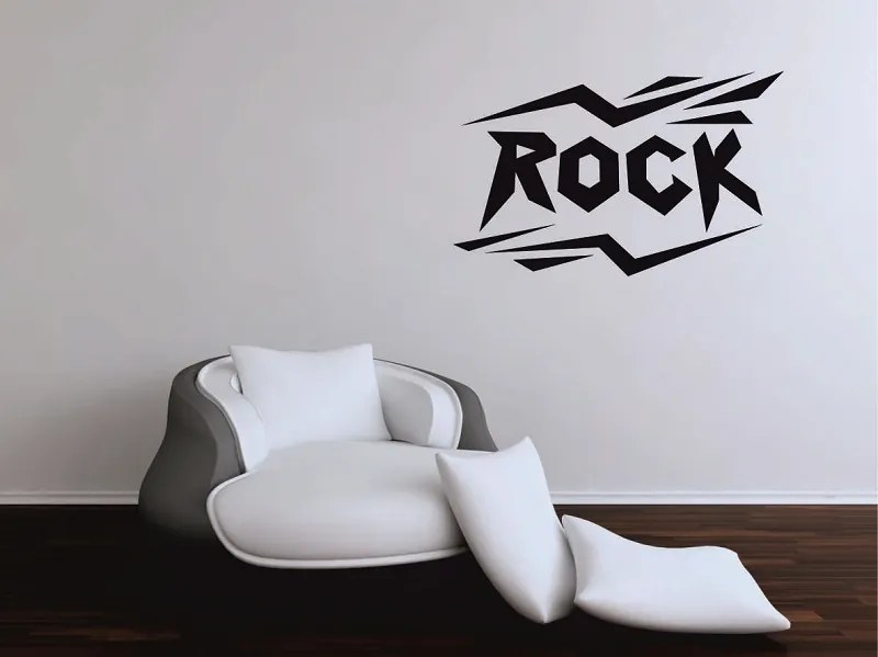 Samolepka na zeď - nápis Rock (120x74 cm) - Sablo.cz
