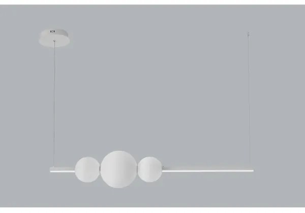 Azzardo AZ4426 - LED Stmívatelný lustr na lanku SANDRA LED/48W/230V bílá