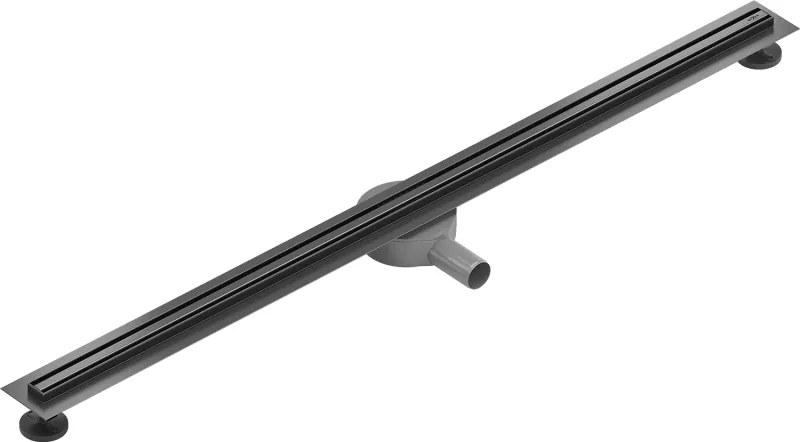 Mexen Flat 360° Slim sprchový žlab 110 cm, broušený grafit, 1E41110
