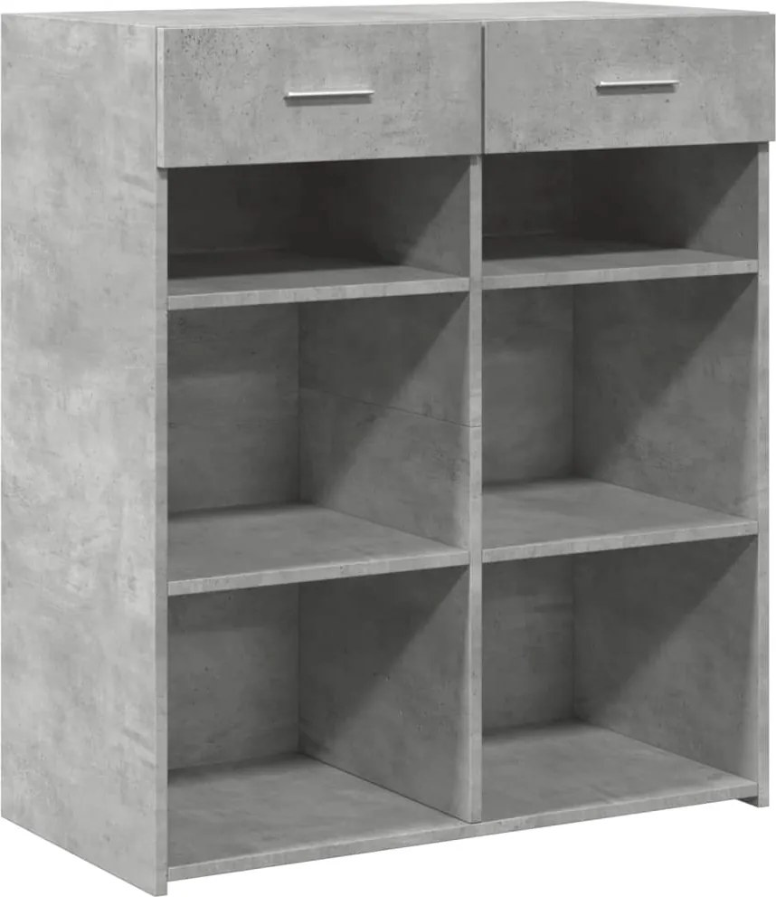 Příborník betonově šedý 80 x 42,5 x 93 cm kompozitní dřevo 3281479