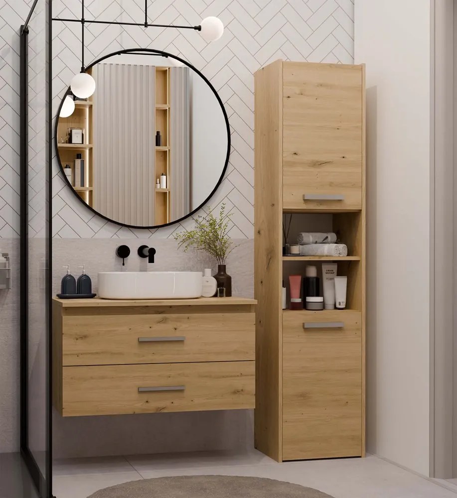 Skříňka pod umyvadlo NEL 80 dub artisan