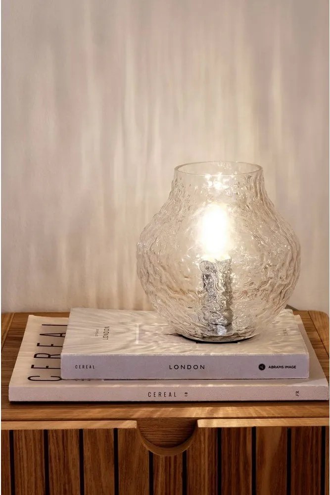 Skleněná stolní lampa (výška 15 cm) Breen – Jotex