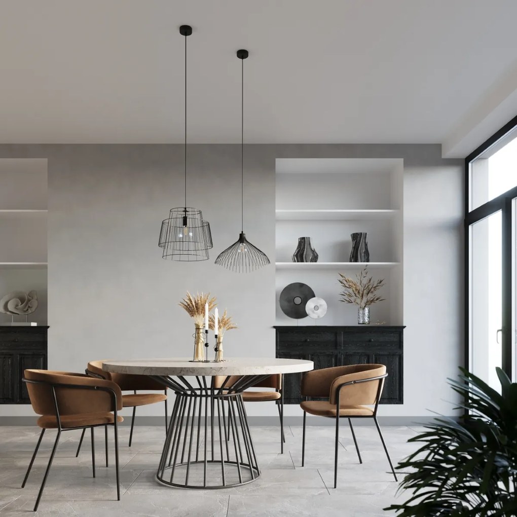 Sollux Lighting Závěsné svítidlo UMB černé