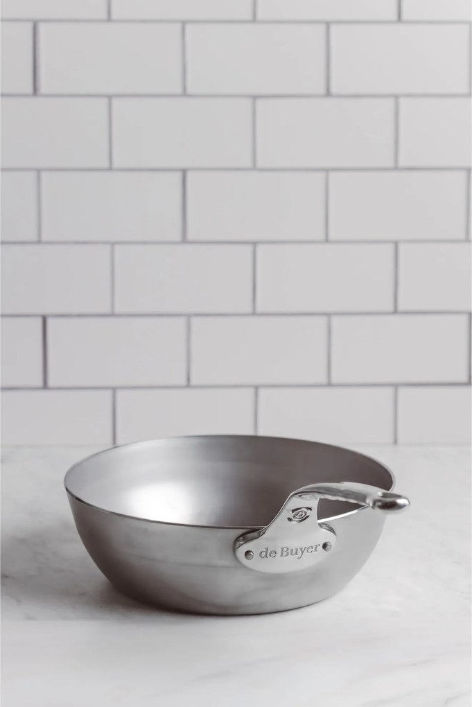Ocelová hluboká pánev de Buyer MINERAL B PRO P.28cm 4l