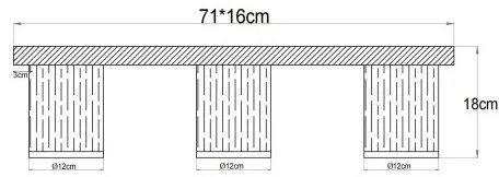 Globo 15915-3 - Stropní svítidlo UNDERWOOD 3xE27/40W/230V