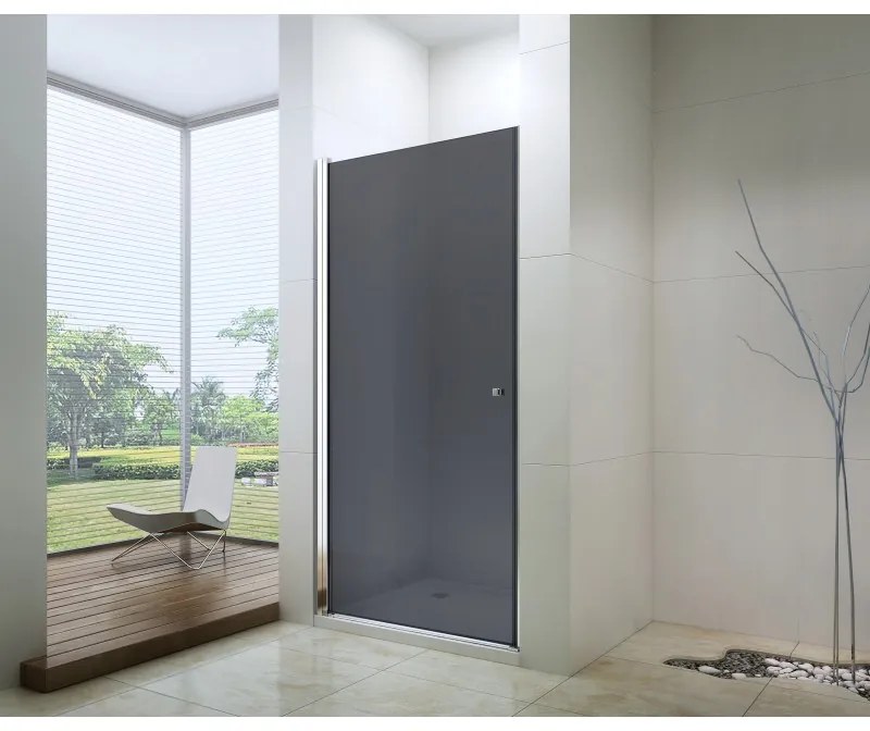 Mexen PRETORIA sprchové dveře do otvoru 80 cm, šedé, 852-080-000-01-40