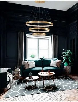 Závěsné LED svítidlo NOVA LUCE PRESTON 112W 3000K 9862853 stmívatelné Triac