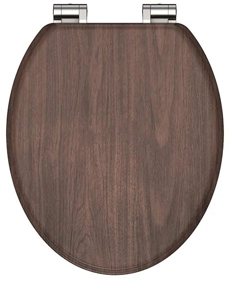 Eisl / Schüette Eisl WC sedátko Dark Wood MDF SoftClose