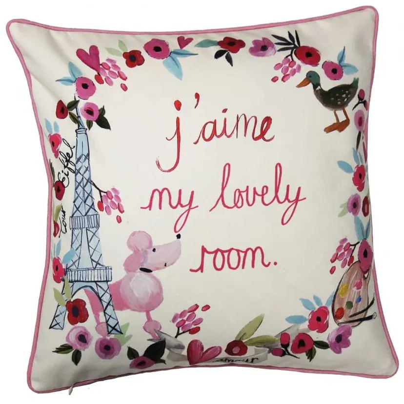 Arthouse Dekorativní polštář - Paris with Love Cushion