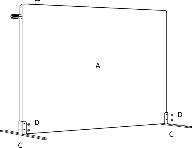 Infrapanel pod stul InfraTherm Table 210W | Výhřevnost 3,8 m2 | 60 x 40 cm | Manuální regulace