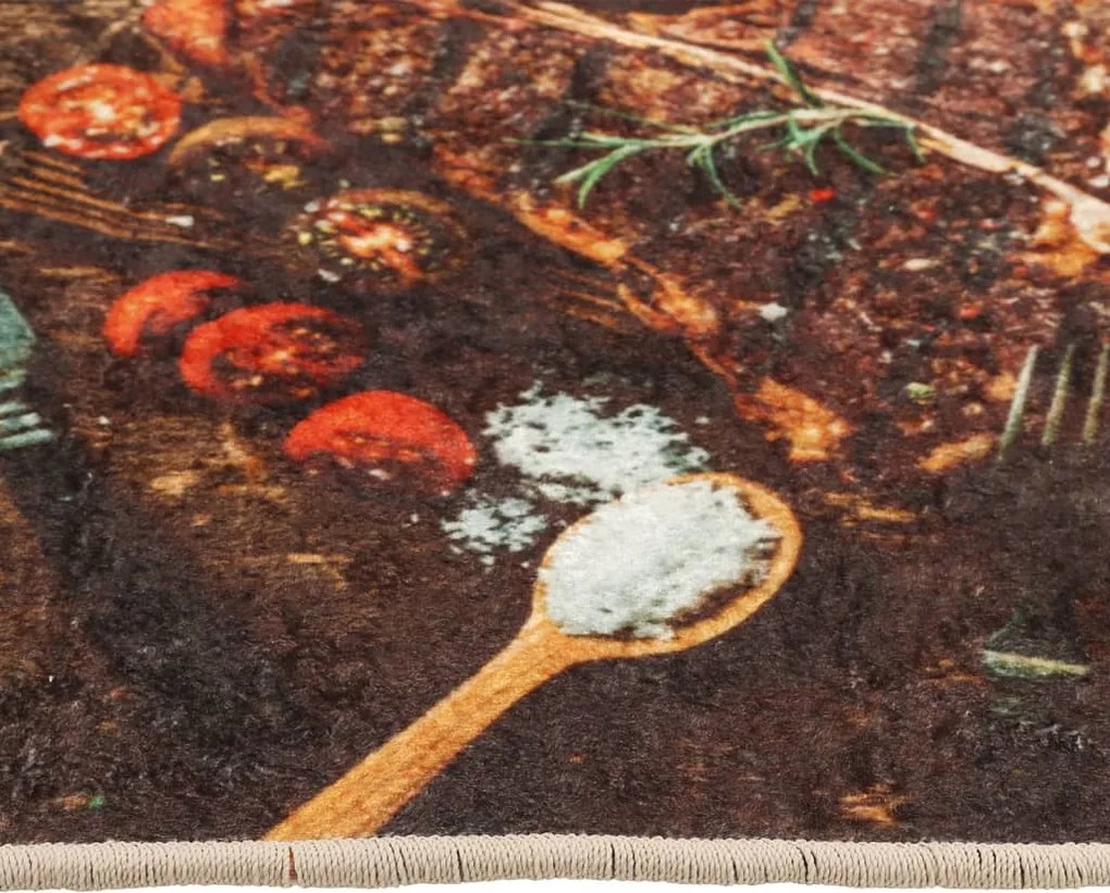 Kuchyňský koberec vícebarevný 60x180 cm pratelný 136627