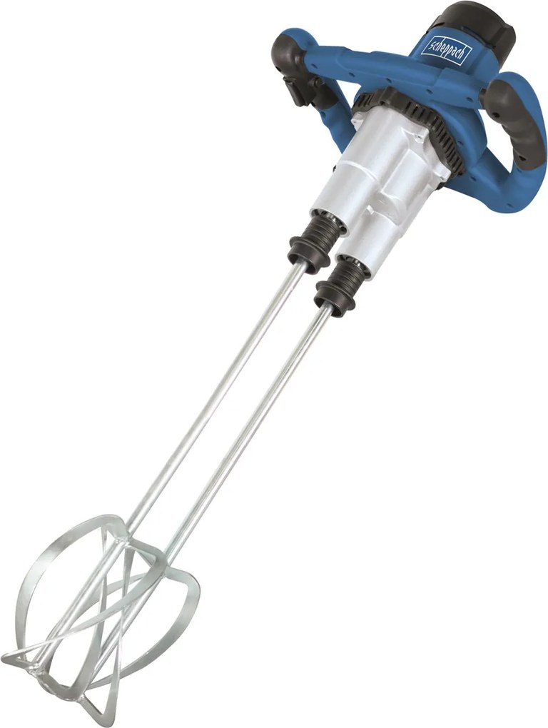 Scheppach PM 1800 D - míchadlo stavebních materiálů dvoumetlové
