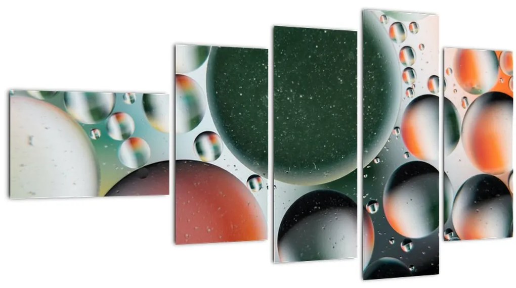 Obraz abstrakce - bubliny (110x60 cm), 40 dalších rozměrů