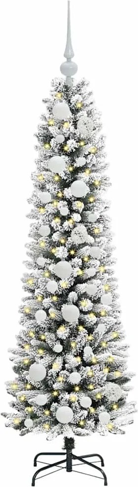 Umělý vánoční stromeček Bílá 120 cm PVC, kov a plast 3396084