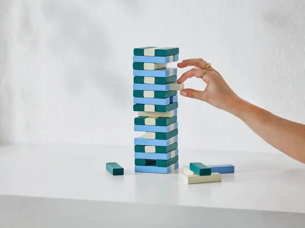 Printworks Hra Yenga Tumbling Towers Green/Blue