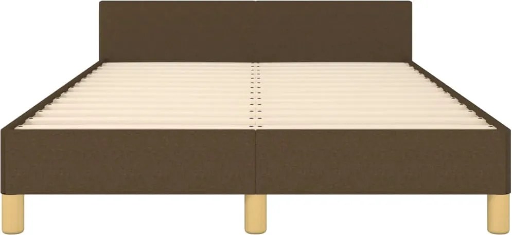 Rám postele bez matrací tmavě šedá 120x190 cm textil 3270537