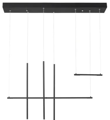LED lustr Elettra 110 černé