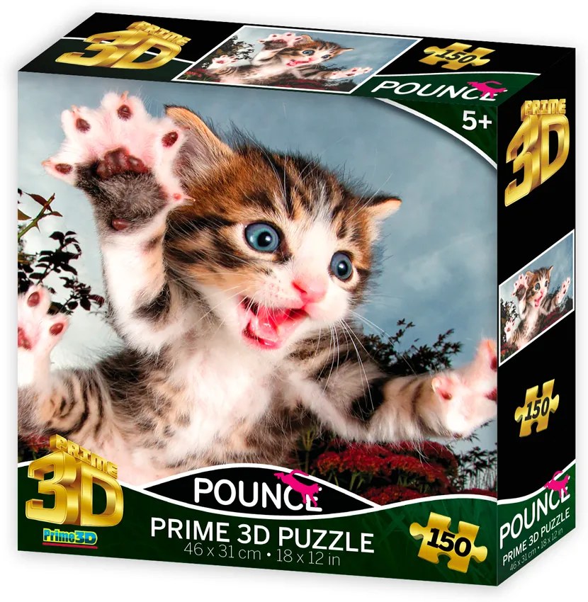 PRIME 3D PUZZLE - Kotě 150 dílků