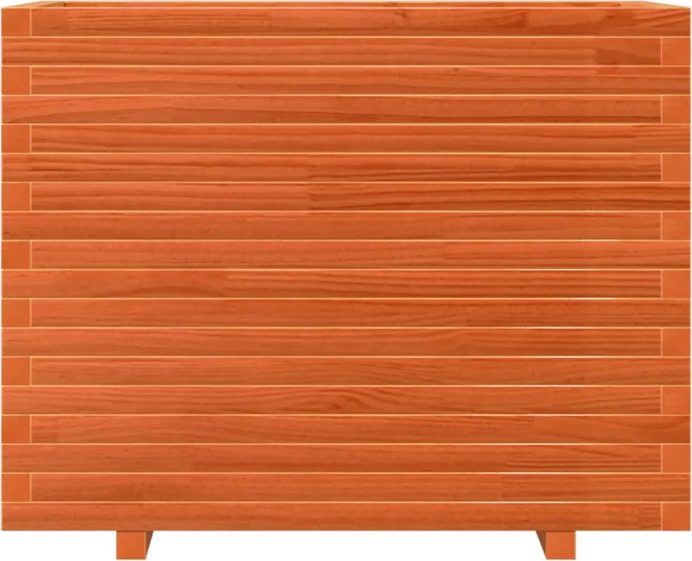 Zahradní truhlík voskově hnědý 90x60x72,5 cm masivní borovice 3282606