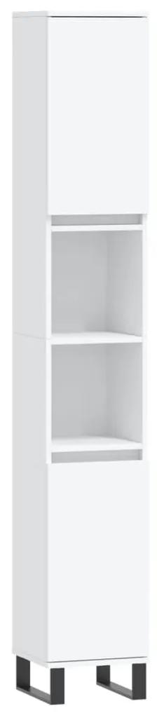 3dílný set koupelnového nábytku bílý kompozitní dřevo,  3190283