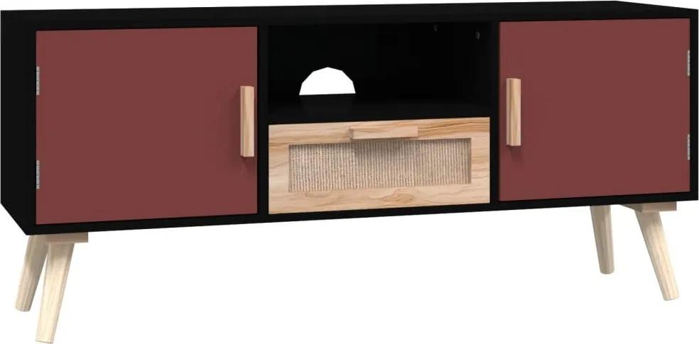 vidaXL TV skříňka s dvířky 105 x 30 x 45 cm kompozitní dřevo [352164] Barva: Bílá