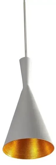 Designový lustr Vita bílé/zlaté