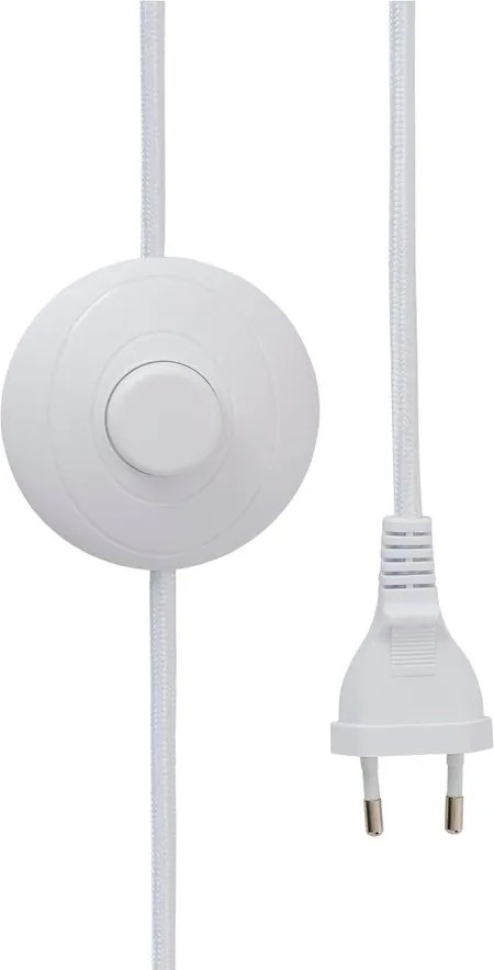 Bílá látková stojací lampa (výška 123 cm) Mila – Ellos Home