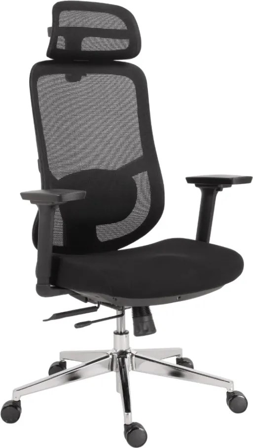 Kancelářská ergonomická židle Neoseat ALLY — černá, nosnost 150 kg