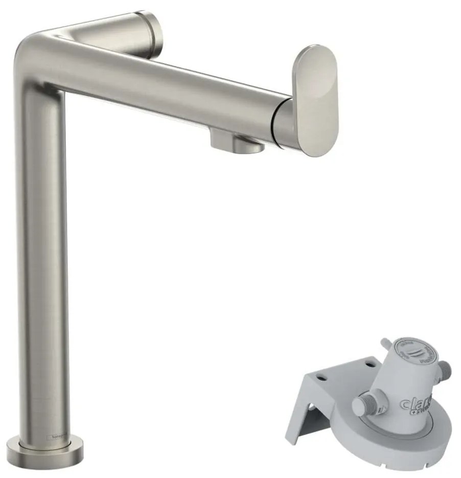 Hansgrohe Aqittura M91 - Dřezová baterie s filtrační hlavicí, vzhled nerezu 76804800