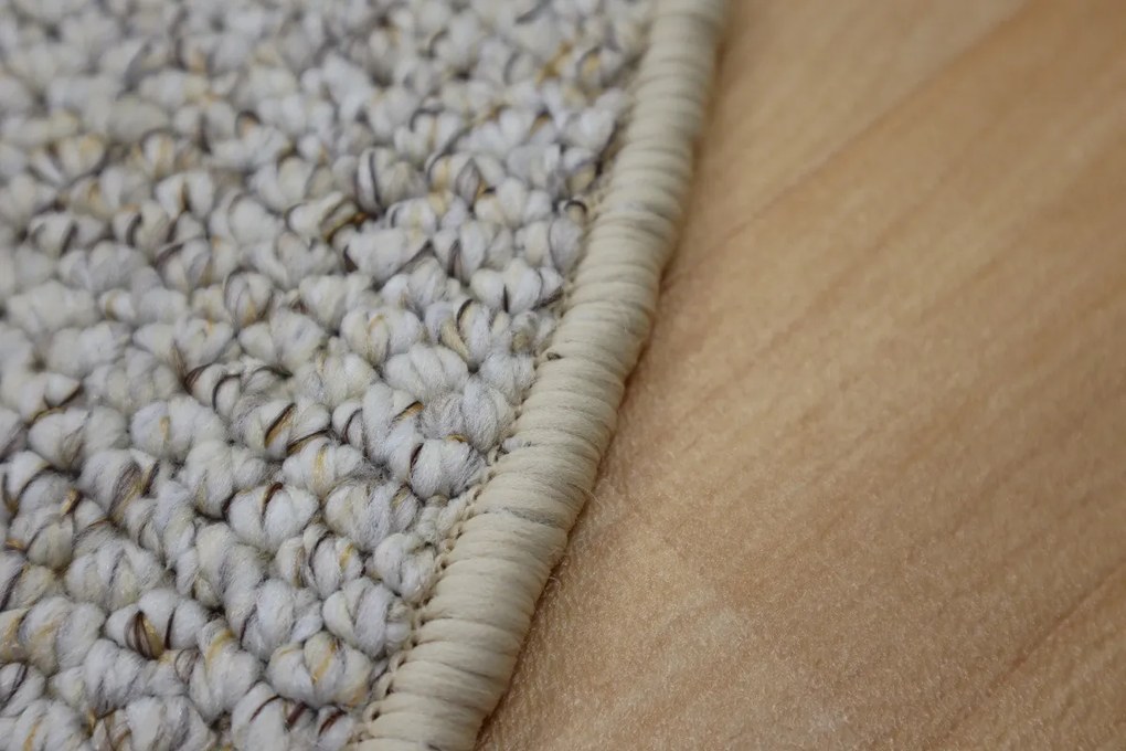 Vopi koberce Kusový koberec Wellington béžový kruh - 100x100 (průměr) kruh cm