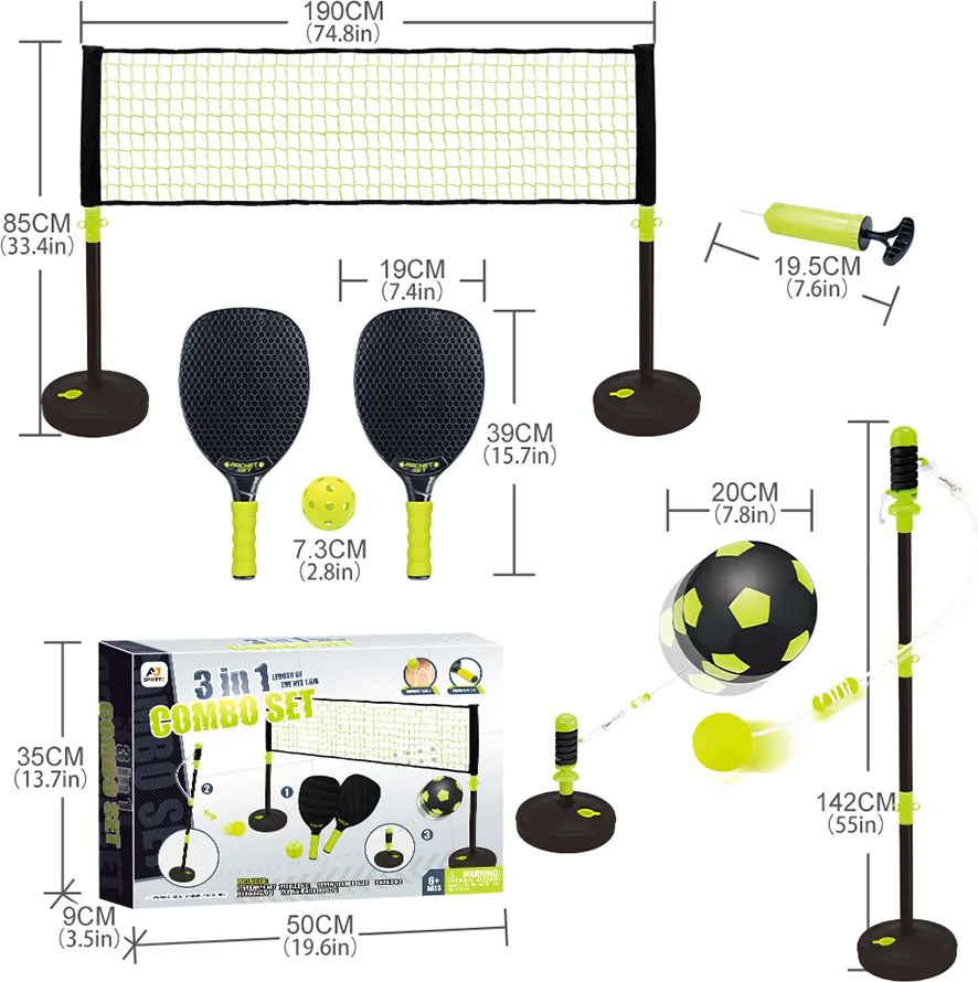 Dětská herní sada 3v1 inSPORTline CS190